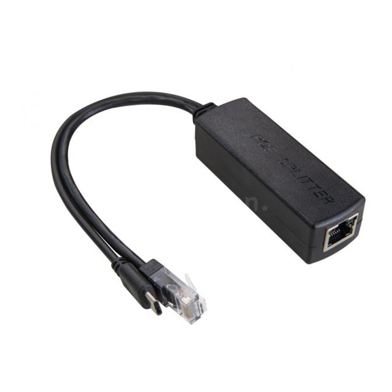 UCTRONICS U6115 PoE Splitter USB-C 5V - Active PoE to Micro USB Adapt