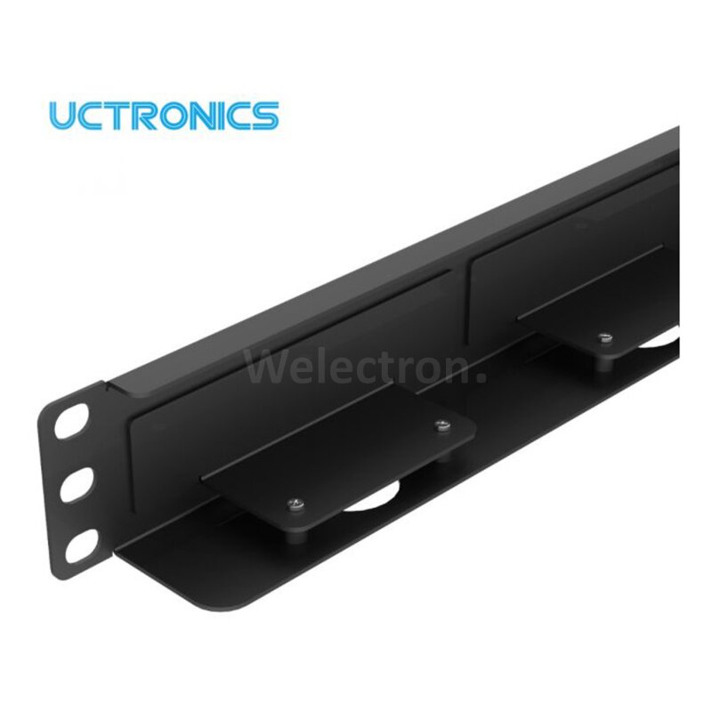 UCTRONICS U6140 Blank Covers for 19 inch 1U Raspberry Pi Rackmount, 1