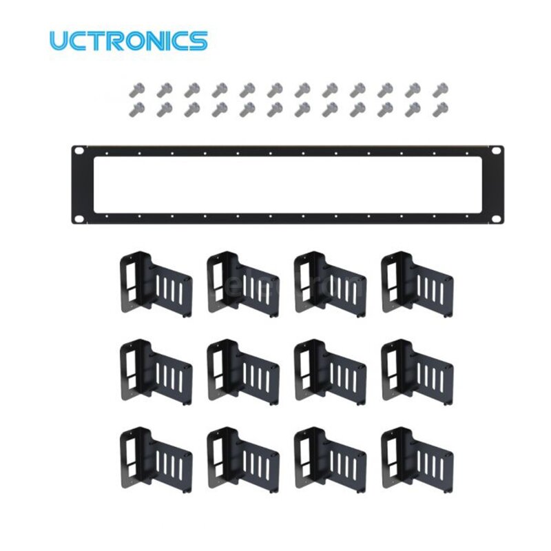UCTRONICS U6148 Server 2U Rack Mount for Raspberry Pi 4B, 109.00 &eur