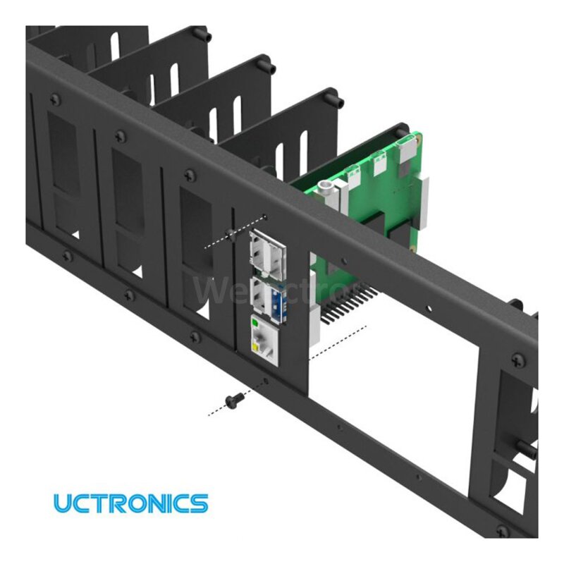 UCTRONICS U6148 Server 2U Rack Mount for Raspberry Pi 4B, 109,00 &eur