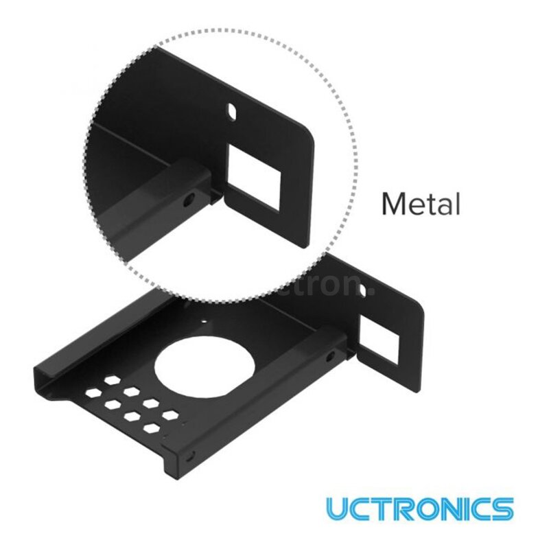 UCTRONICS U6155 SSD Mounting Plate for Raspberry Pi 1U Rackmount, 23,