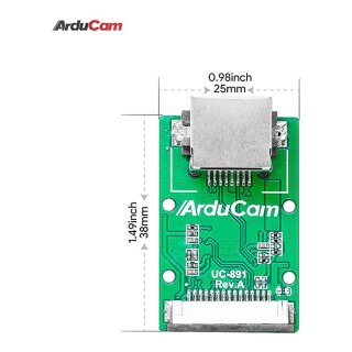 Arducam U6248 Cable Extension Kit for Raspberry Pi Camera, 59,90 &eur