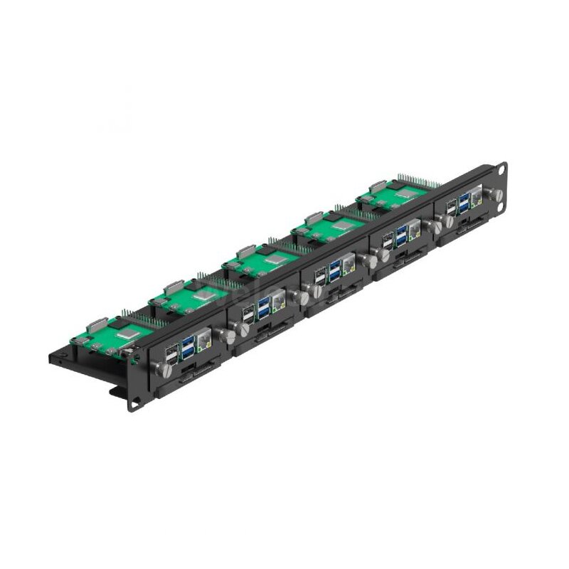 UCTRONICS U6264 19" 1U Raspberry Pi Rackmount, 71,90 € - We