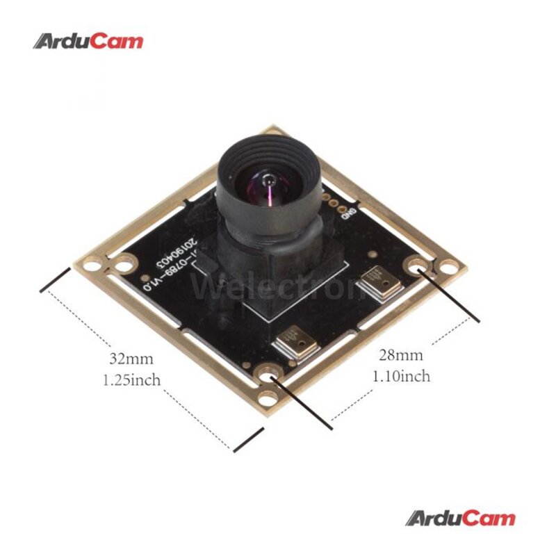 Arducam UB0236 HD Wide Angle USB Camera Board, 65,90 € - Welectr