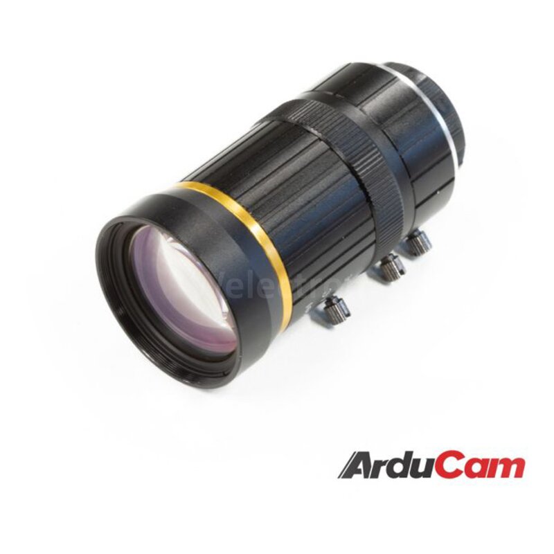 Arducam LN057 8-50mm C-Mount Zoom Lens for IMX477 Raspberry Pi HQ Cam