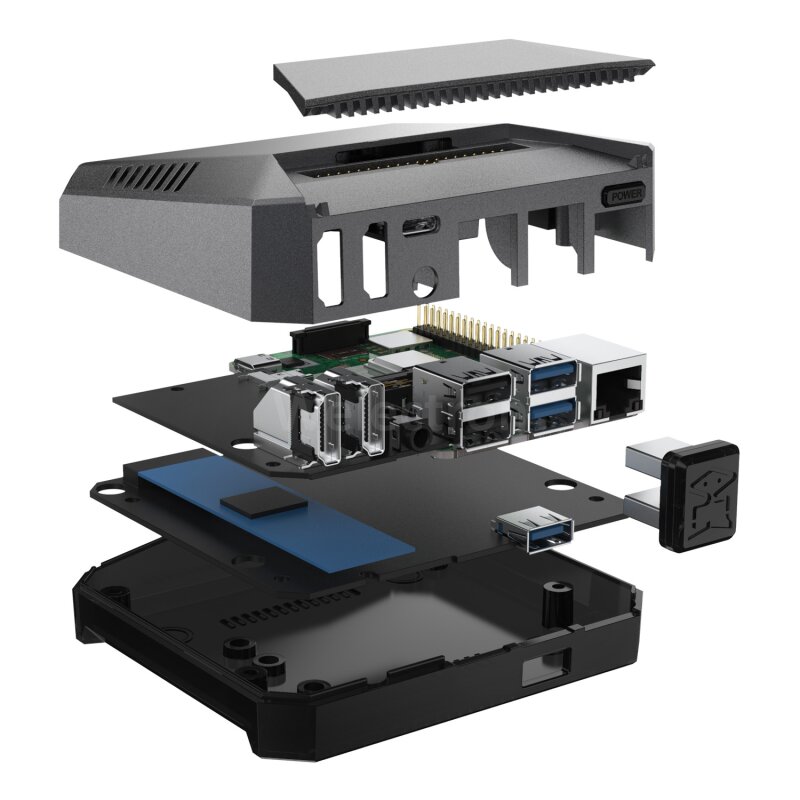 Argon ONE V2 M.2 Raspberry Pi 4 Case, 45.90