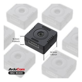 Arducam B0400 Mega 3MP SPI Camera Module with Camera Case for Any Mic