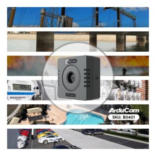 Arducam B0401 Mega 5MP SPI Camera Module with Autofocus Lens for Any