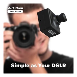 Arducam B0436 Mega 5MP SPI Camera Module with M12 Lens for Any Microc