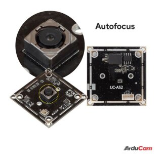 Arducam B0447 8MP IMX179 Autofocus USB Camera Module with Single Micr