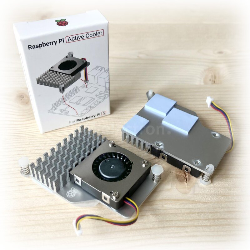 Official Raspberry Pi Active Cooler Cooler for Pi 5, 5.90