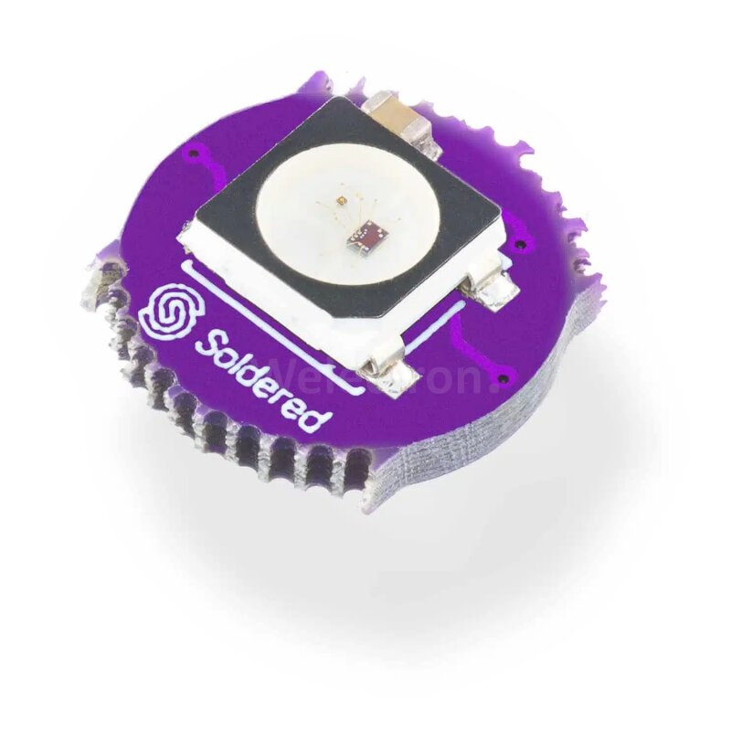 Soldered 333054 Smart LED WS2812B Pixel, 0.70