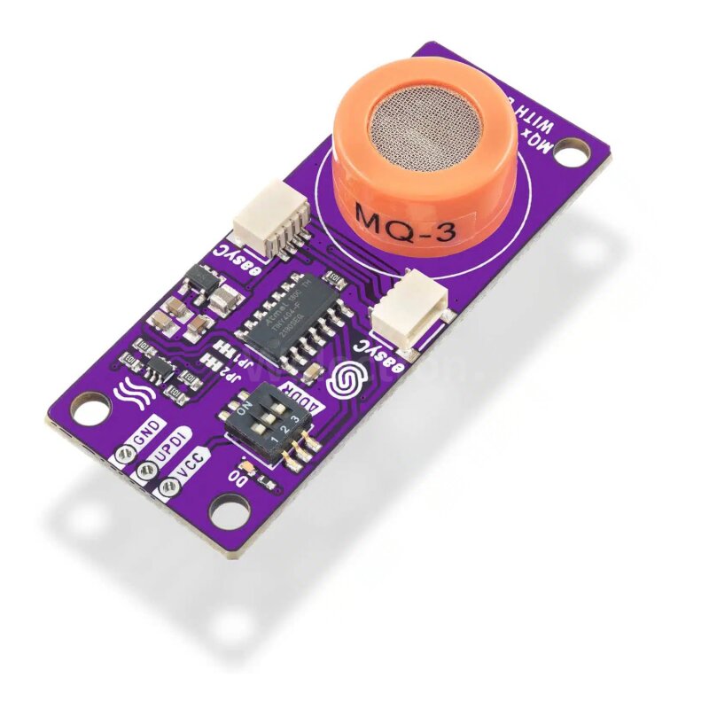 Soldered 333117 Alcohol, Ethanol sensor MQ3 breakout with easyC, 5.50