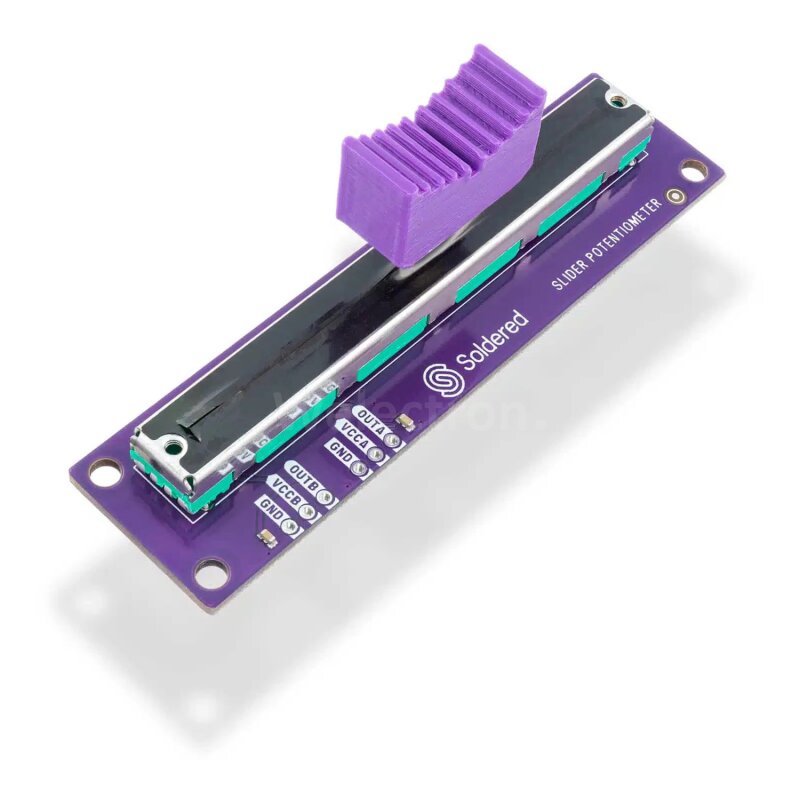 Soldered 333130 Slider potentiometer breakout, 2.30