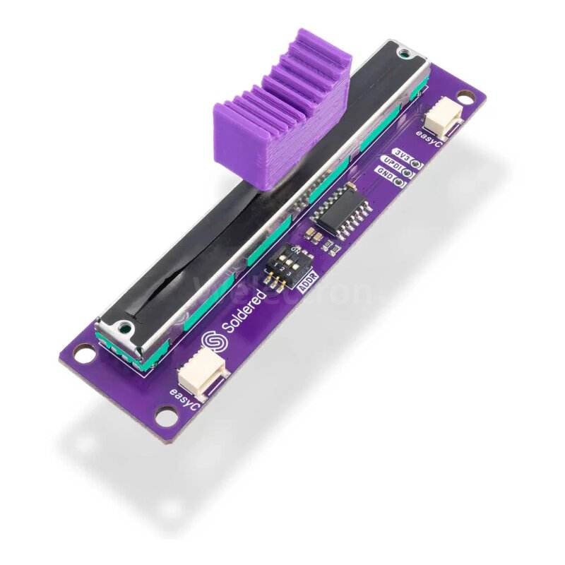 Soldered 333131 Slider potentiometer breakout with easyC, 5.40