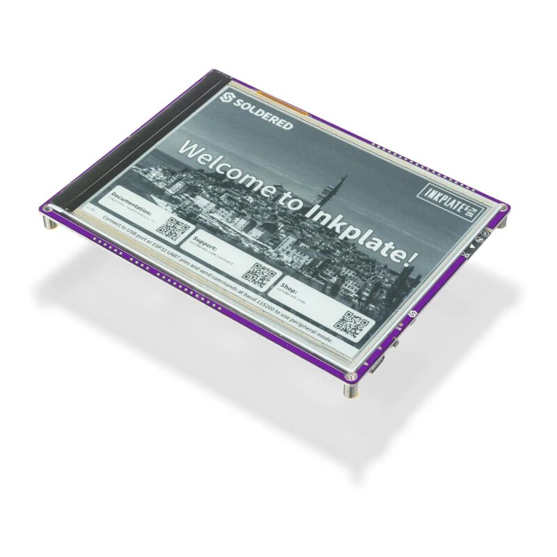 Soldered Inkplate 6PLUS - Platine mit dem E-Paper, Touchscreen und Bi
