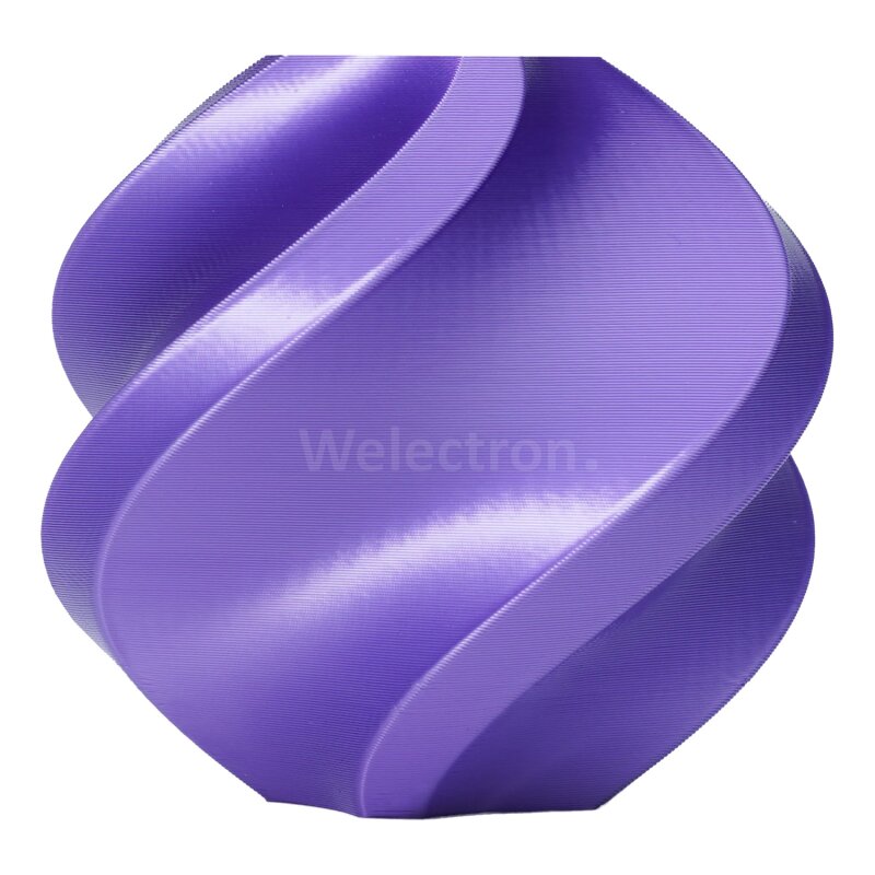 Bambu Lab PLA Silk Filament on Spool 13701 Purple, 27.90