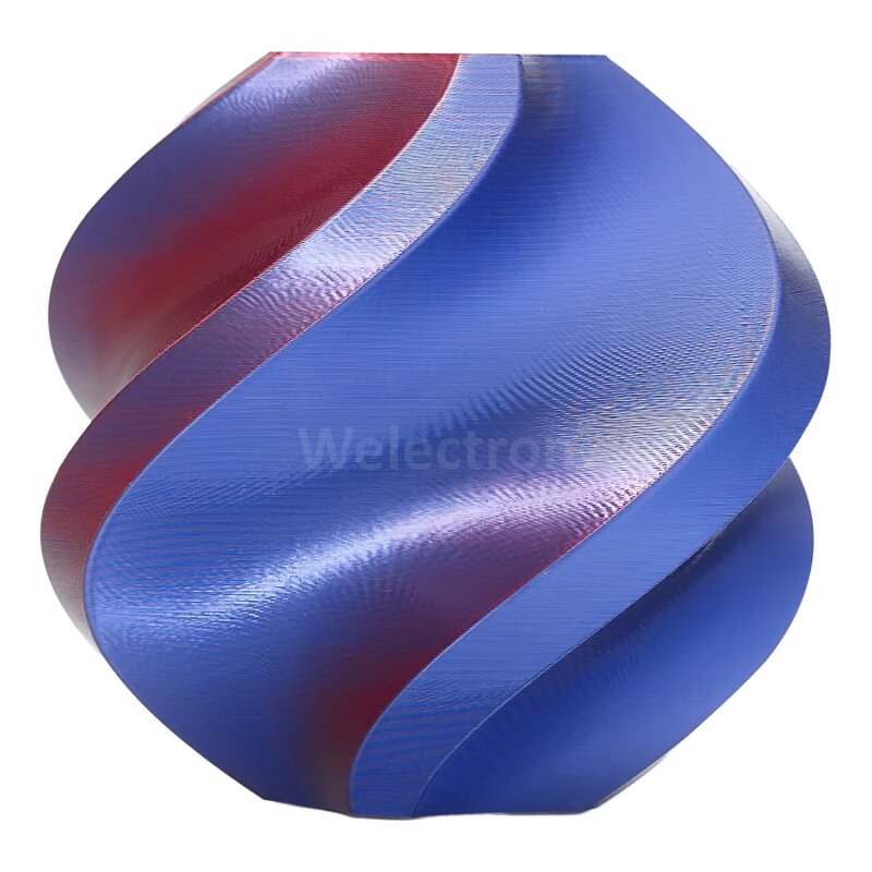 Bambu Lab PLA Silk Dual Filament on Spool 13902 Midnight Blaze (Blue-