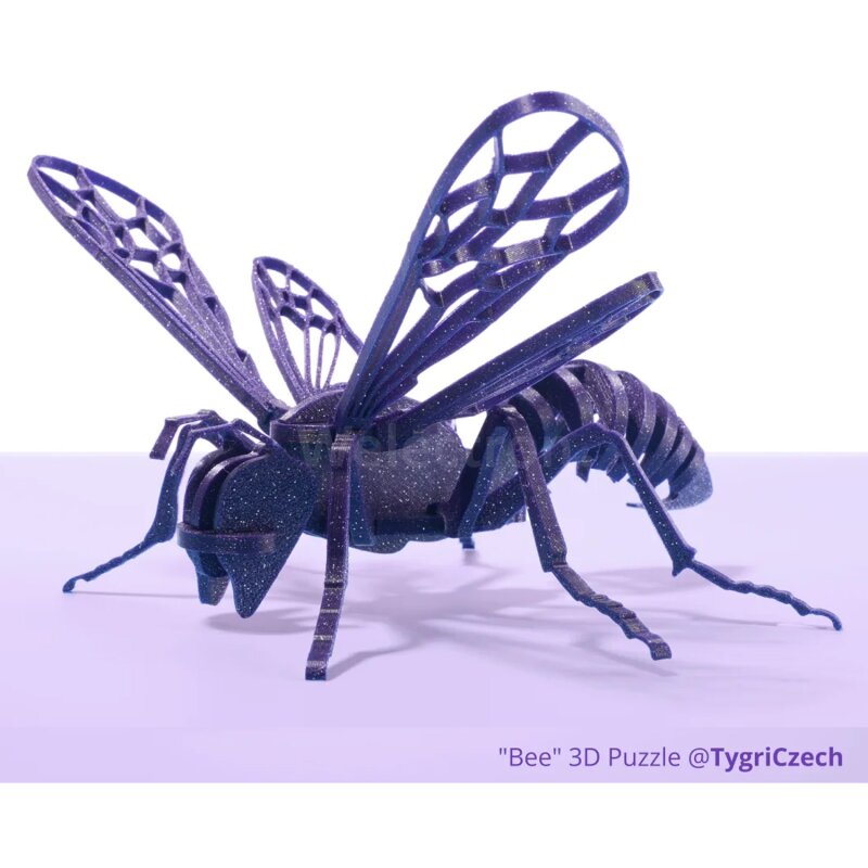 Bambu Lab PLA Sparkle Filament auf Spule 13700 Royal Purple Sparkle,