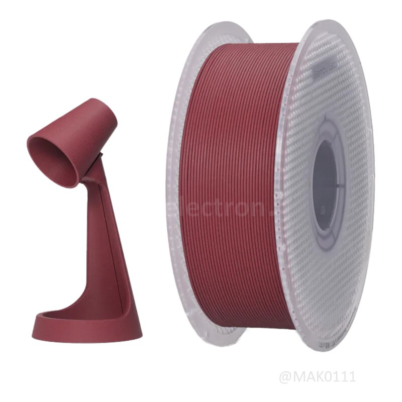 Bambu Lab PLA-CF Filament on Spool 14200 Burgundy Red, 38.90