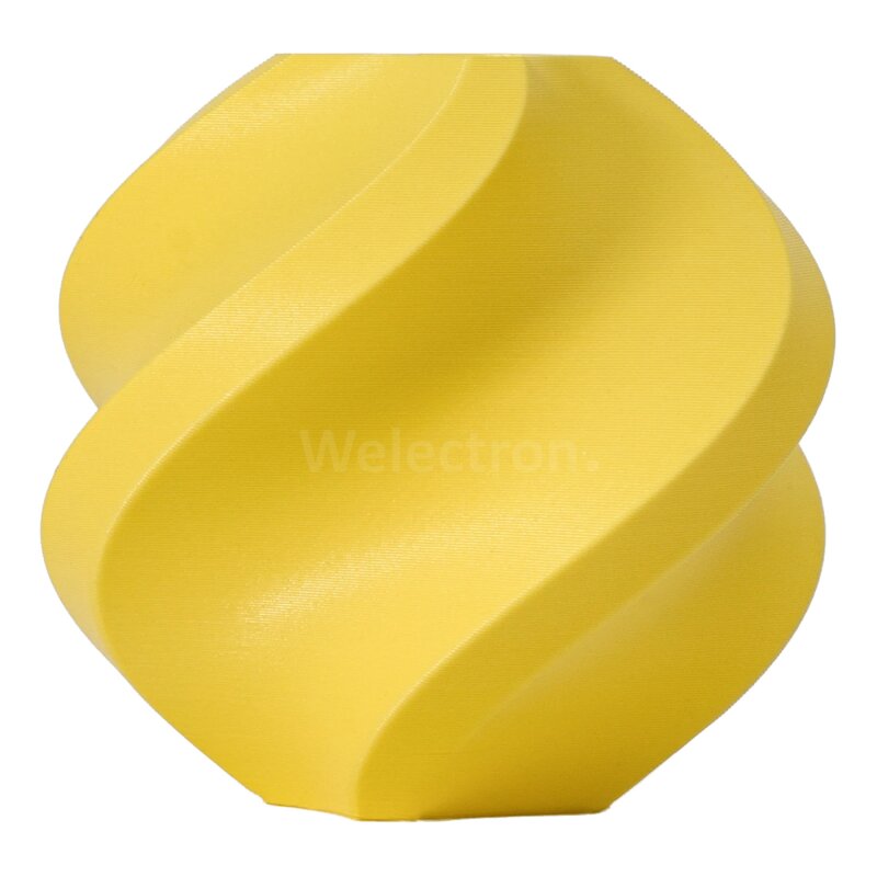 Bambu Lab PLA Matte Refill Filament 11400 Lemon Yellow, 22.90
