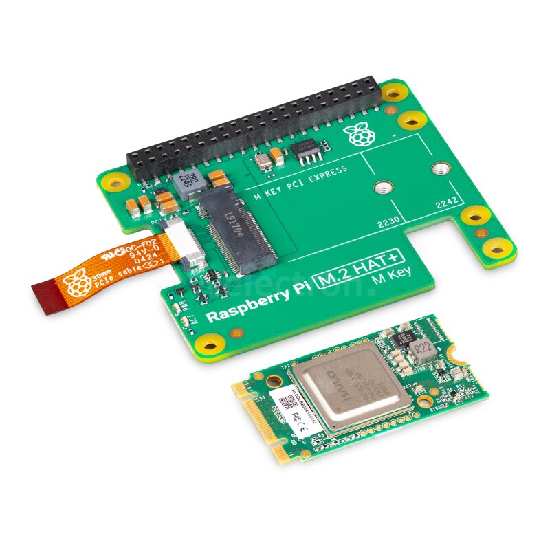 Official Raspberry Pi AI Kit with Hailo 8L TPU for Pi 5, 73.90