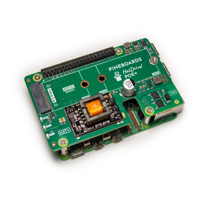 Pineboards TM1L-POE HatDrive! POE+ for Raspberry Pi 5, 51.90