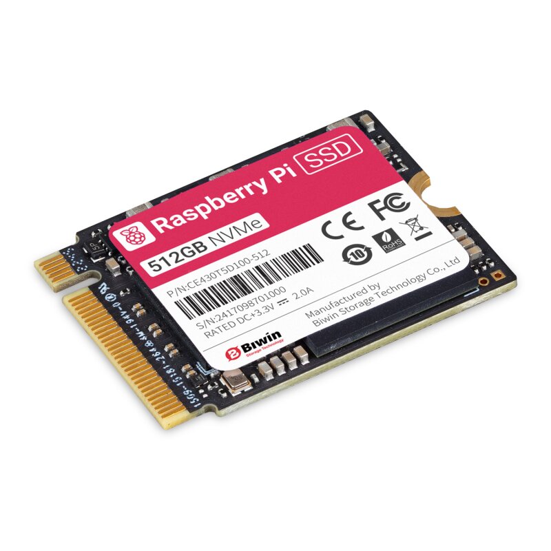 Official Raspberry Pi SSD 512GB, 49.90