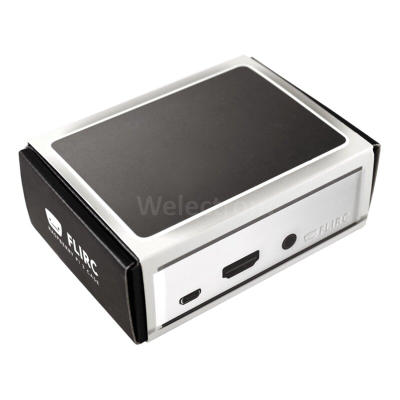 Flirc Raspberry Pi 3 Case V2.1 Silver/Black, 16.90