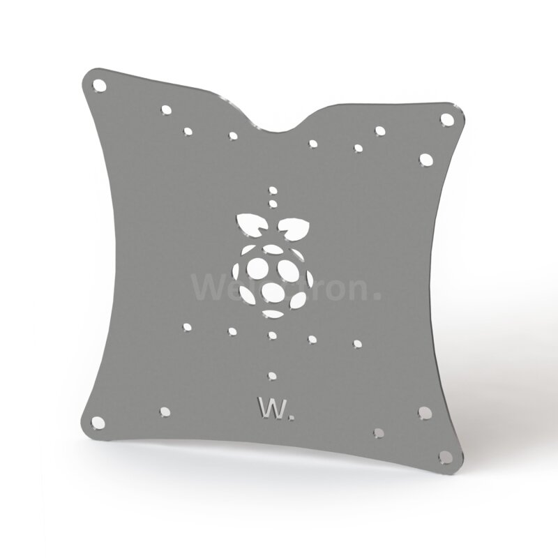 Universal Stainless Steel VESA Mount for Raspberry Pi, 5.90