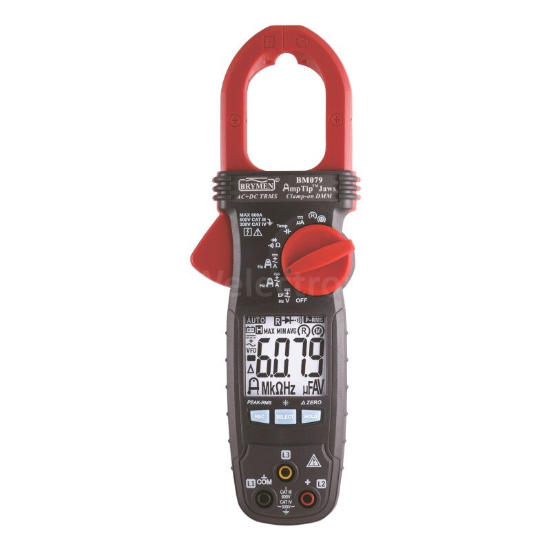 Brymen BM079 Current Clamp Multimeter, 125.00
