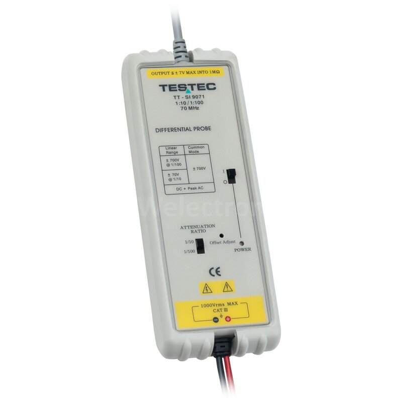 Testec TT-SI 9071 Differential Probe (70 MHz, 70V/700V), 469.00 &euro