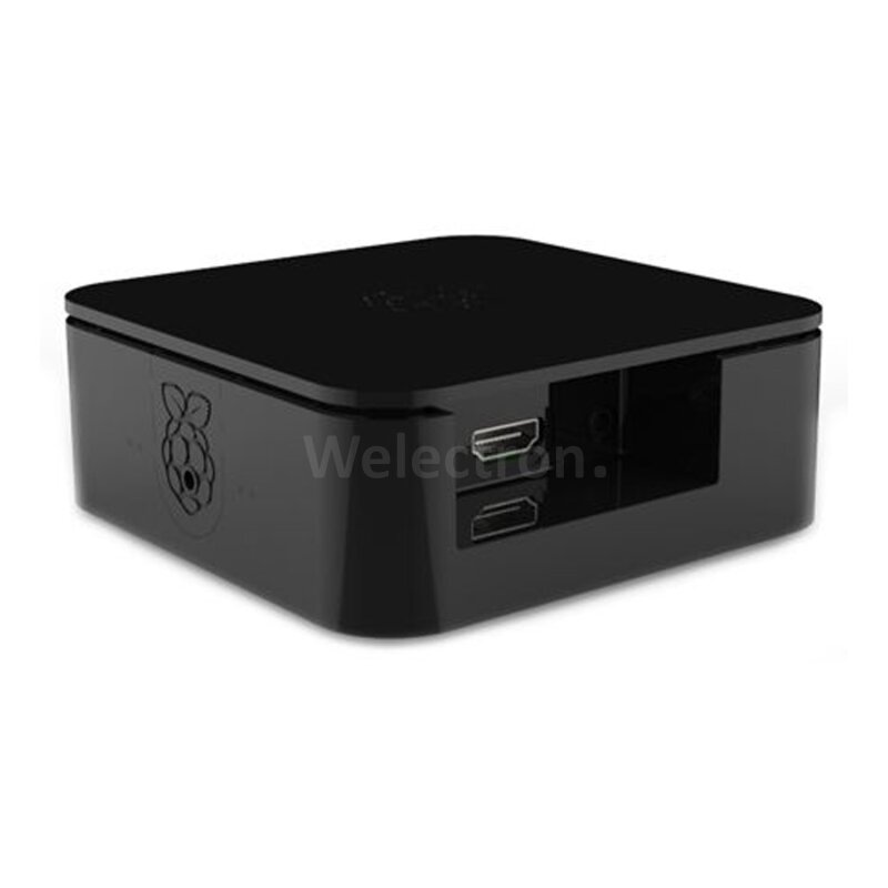 OneNineDesign Quattro Raspberry Pi 3 Mini-PC Gehäuse schwarz, 10