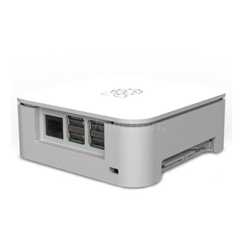 OneNineDesign Quattro Raspberry Pi 3 Mini-PC Case White, 10.90