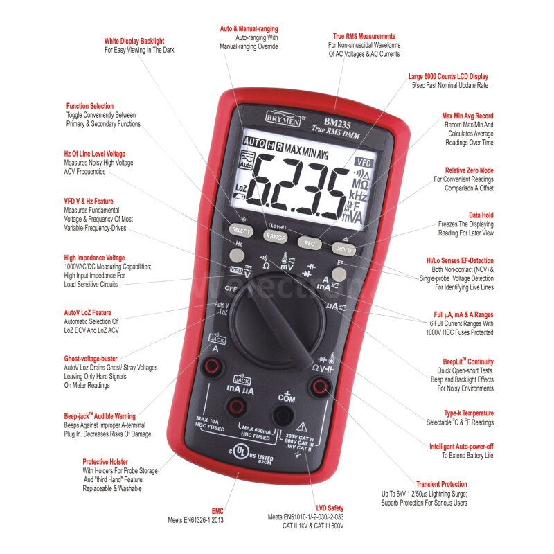 Brymen BM235 Multimeter, 89,90 € - Welectron
