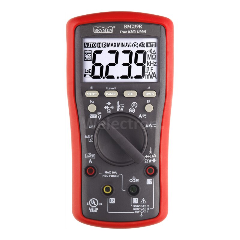 Brymen BM236R Three-Phase Multimeter, 72.90